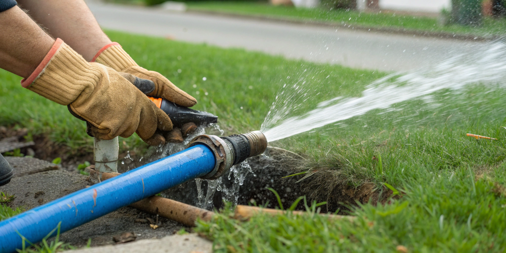 Catastrophe On The Curb Navigating The Nightmare Of A Burst Water Pipe Outside Your House